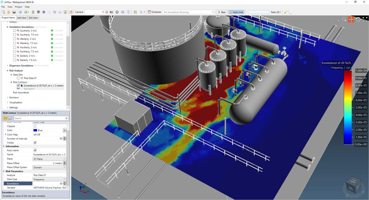 CFD Dispersion and Ventilation Software Project Examples