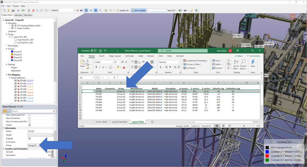 Detect3D v2.52 Release Highlights - Export Detector Groups - Software for Fire and Gas Mapping ...