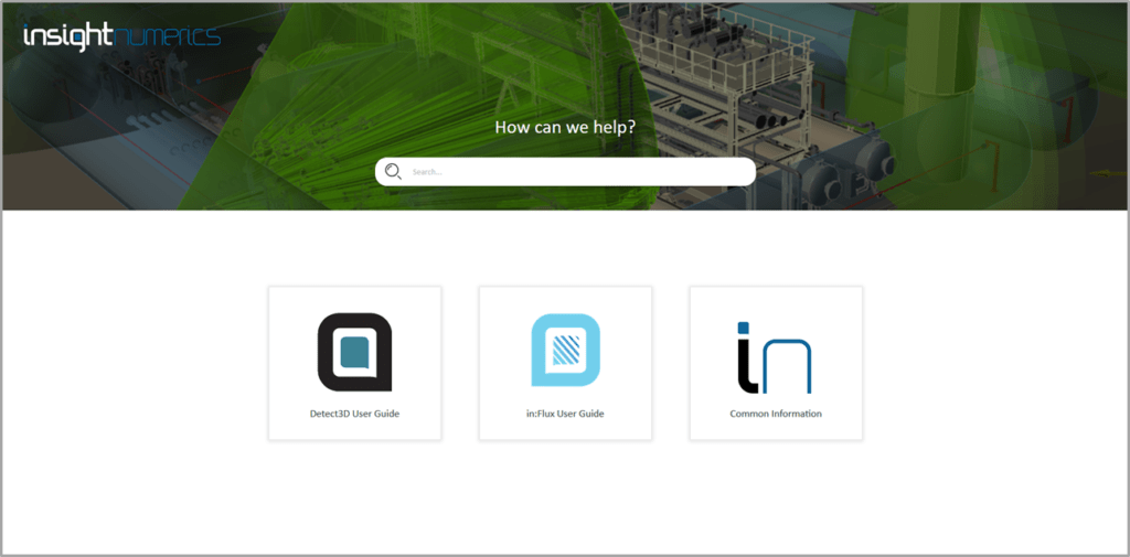 Insight Numerics Online User Guide Front Page - Software for Fire and Gas Mapping and CFD Analysis